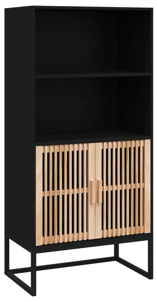 Highboard černý 60 x 35 x 125 cm kompozitní dřevo