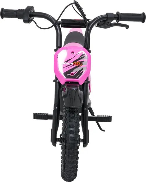 Elektrická motorka SHARK růžová