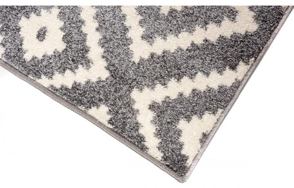 Kusový koberec Remund šedý atyp 80x400cm