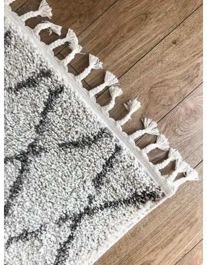 Dywany Łuszczów, Kusový koberec Berber Fez G0535 cream and brown, 180x270, béžová, ložnice