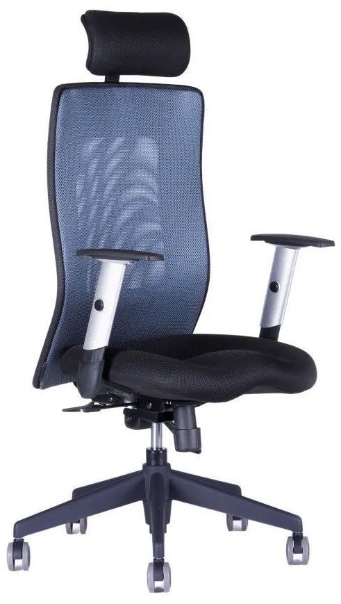 Office Pro Kancelářská židle na kolečkách Office Pro CALYPSO GRAND SP1 – s područkami Antracit 1211
