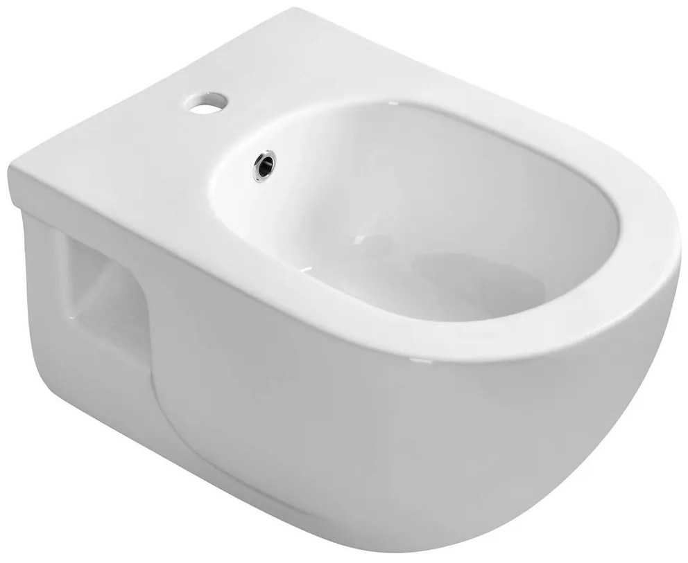 Sapho BRILLA bidet závěsný, 35,5x53 cm, bílá - 100624