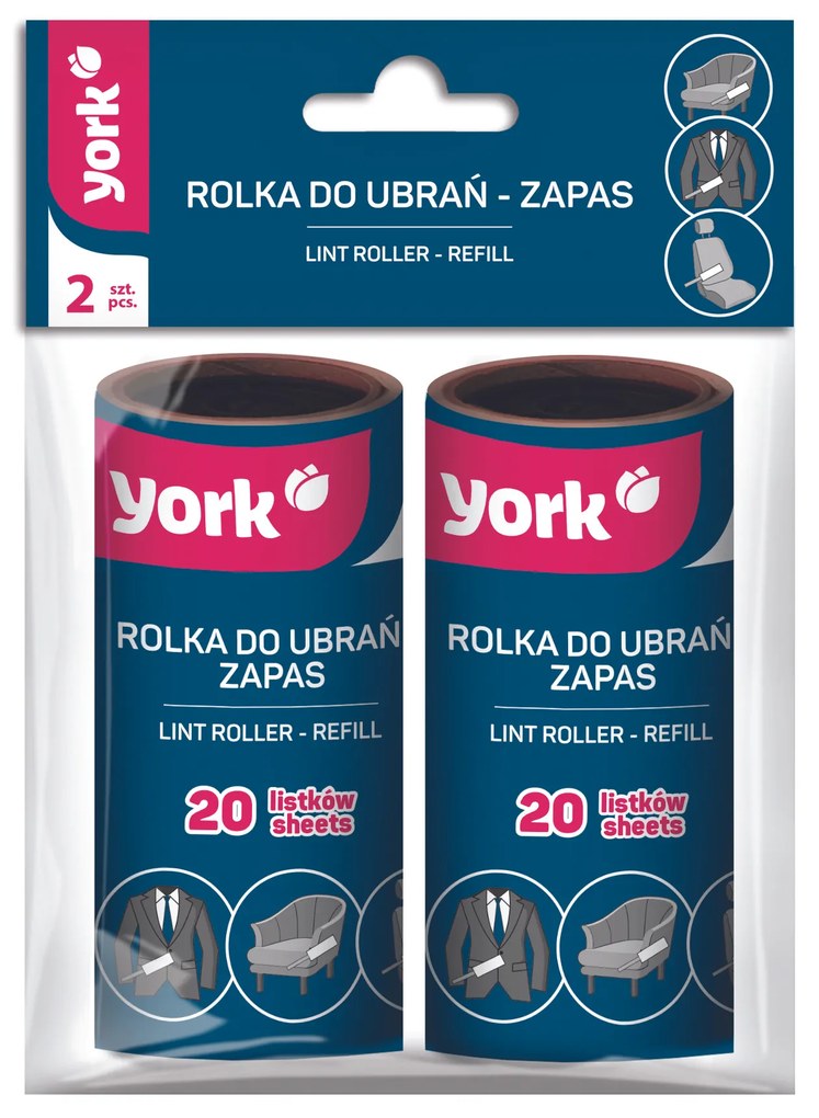 YORK Váleček na odstraňování žmolků – 2 náplně