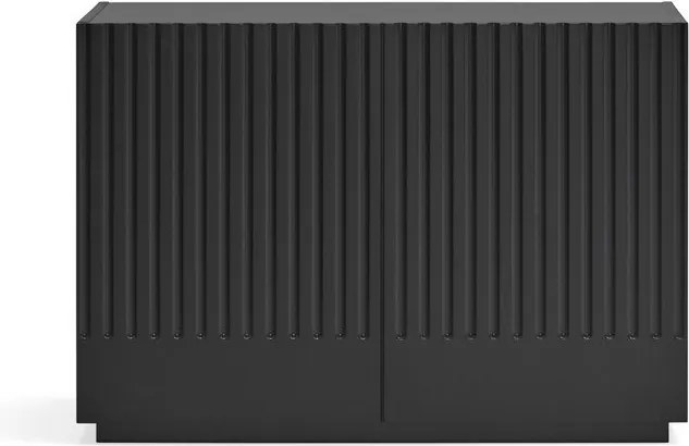 Černá nízká komoda 100x70 cm Doric – Teulat