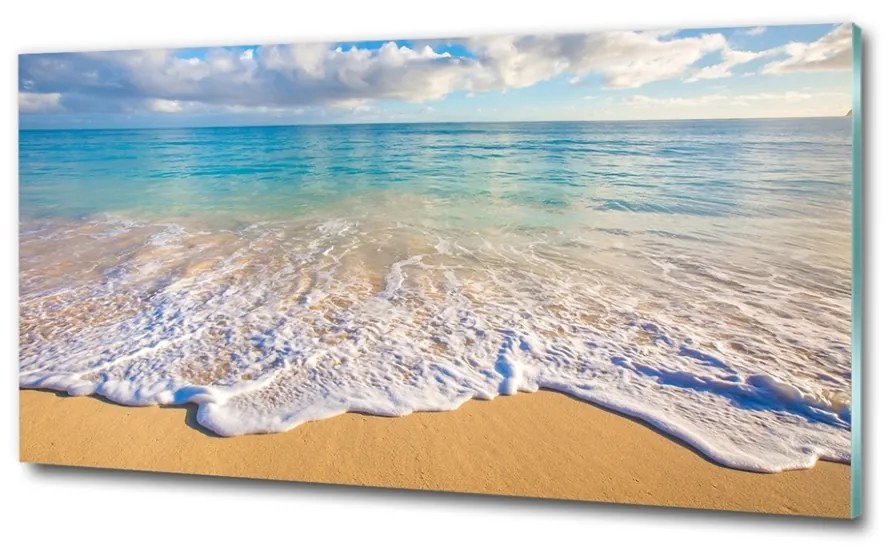 Wallmuralia Fotoobraz na skle Havajská pláž 100x50