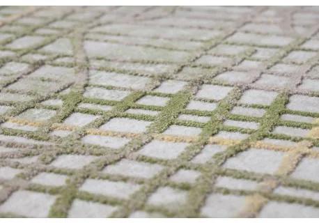 koberec AKRYL USKUP 9483 zelená velikost 80x300 cm | krásné koberce cz