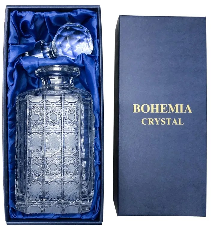 Onte Crystal Bohemia Crystal ručně broušená karafa na whisky 500pk 800 ml