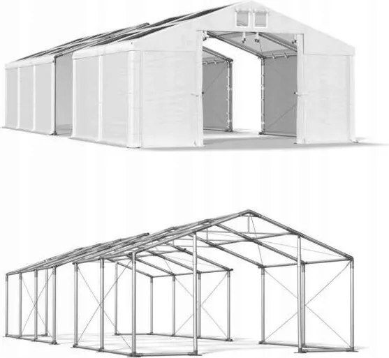 Obchodní stany 8x20 m Pavilony Das 580 Wp