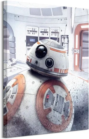 Obraz na plátně Star Wars The Last Jedi (BB-8 Peek) 60x80cm WDC100180