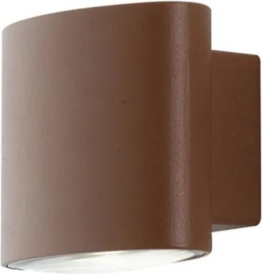 FAN LED-W-BOXTER BRO Venkovní nástěnné svítidlo LED BOXTER bronz hliník 2x4W 960lm CCT IP44 10x12,9x8,5 cm - FANEUROPE