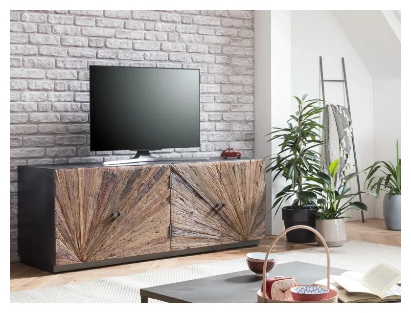 Massive home | TV stolek Dallas z masivního recyklovaného dřeva
