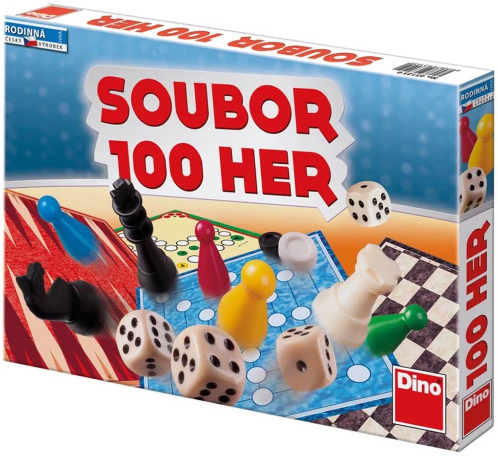 DINO Hra Soubor 100 her variant *SPOLEČENSKÉ HRY* dn631250