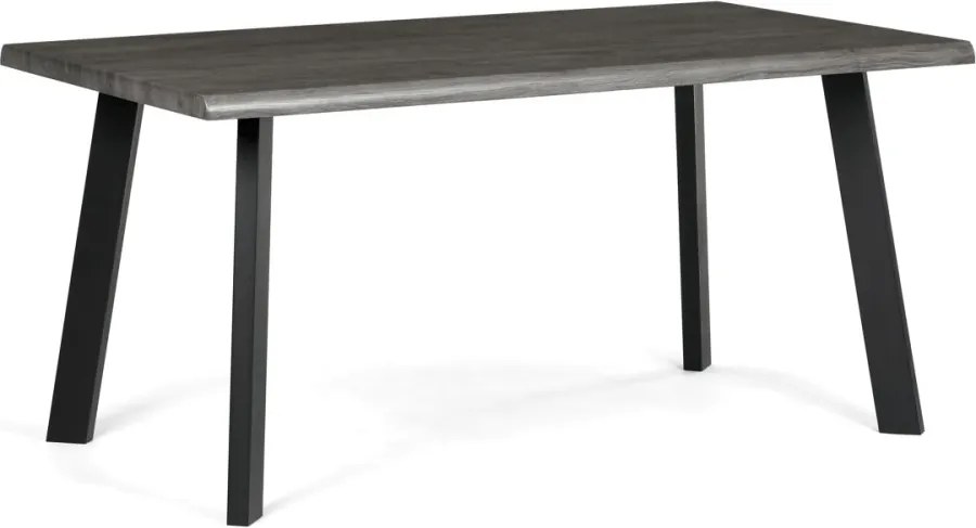 Jídelní stůl HT-F4516 GREY, mdf, šedý dub (160 x 90) cm Šedá