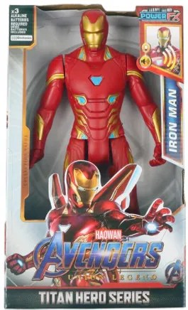 Ozvučené postavičky akčních superhrdinů Marvel, Titan Hero series 30 cm Varianta: Iron man, s krabicí