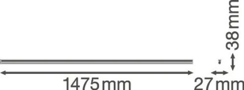 LED svítidlo LEDVANCE Linear Compact Batten 1500mm 25W/3000K teplá bílá