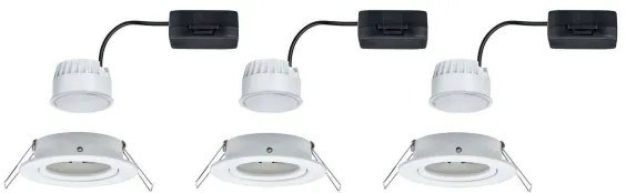 Paulmann 93449 - SADA 3xLED/6,5W IP23 Koupelnové podhledové svítidlo NOVA 230V