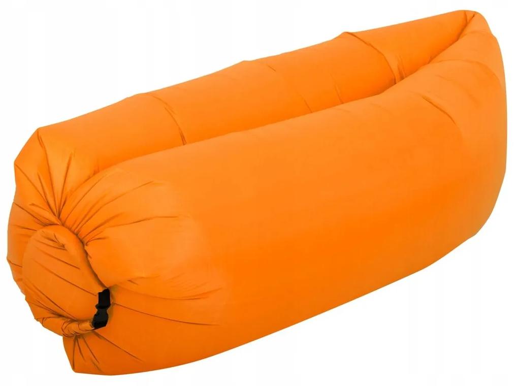 Pronett Samonafukovací vak Lazy Bag 200 x 70 cm oranžová