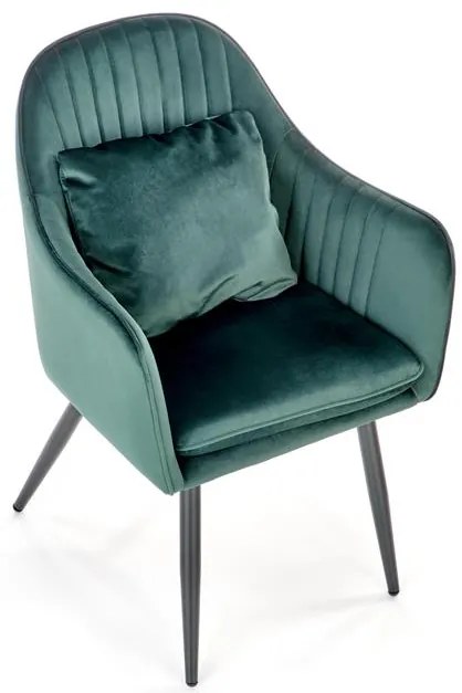 HALMAR K464 židle tmavě zelená