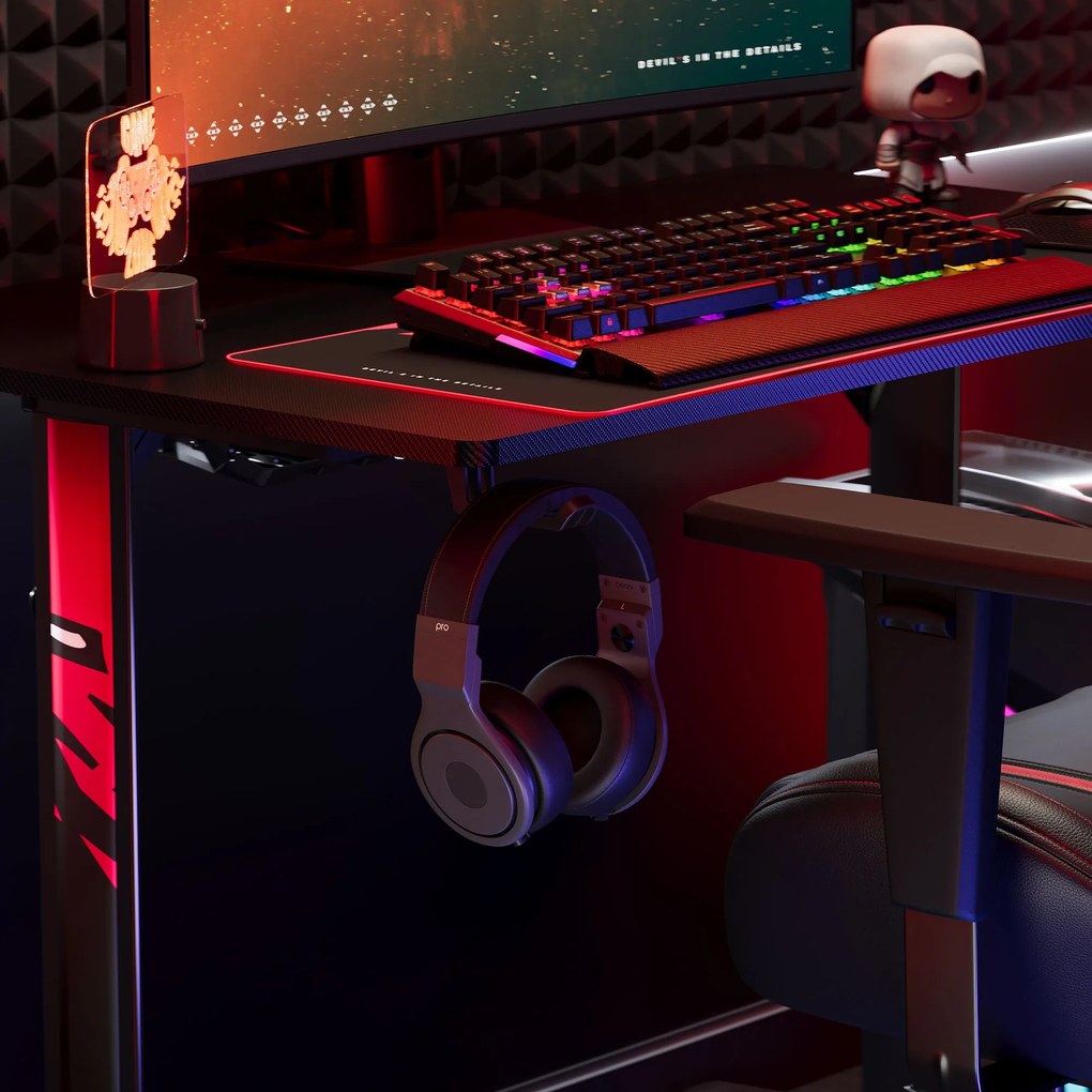 Herní stůl 100 cm černý: Diablo X-Mate 1000