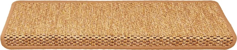 Samolepicí rohože na schody Sisal-Look 30 ks 65x21x4cm sisal 3365889