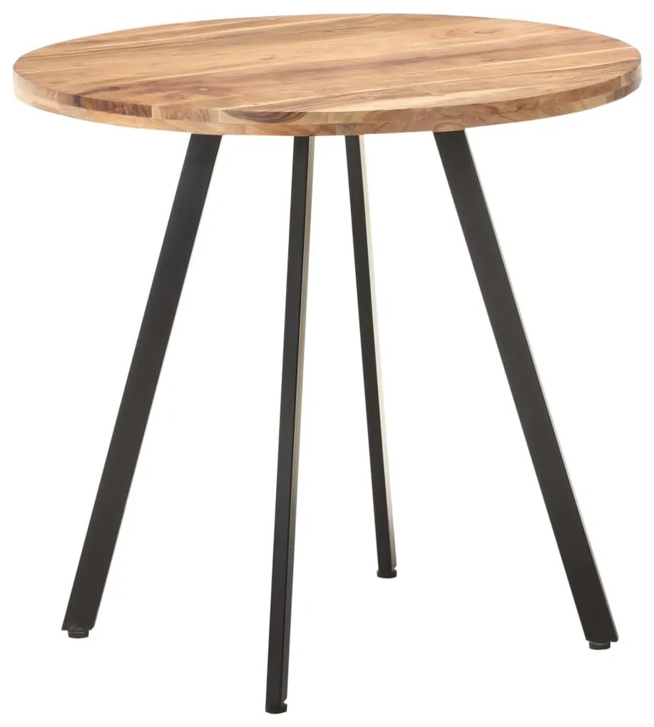 Jídelní stůl 80 cm masivní akáciové dřevo 320485