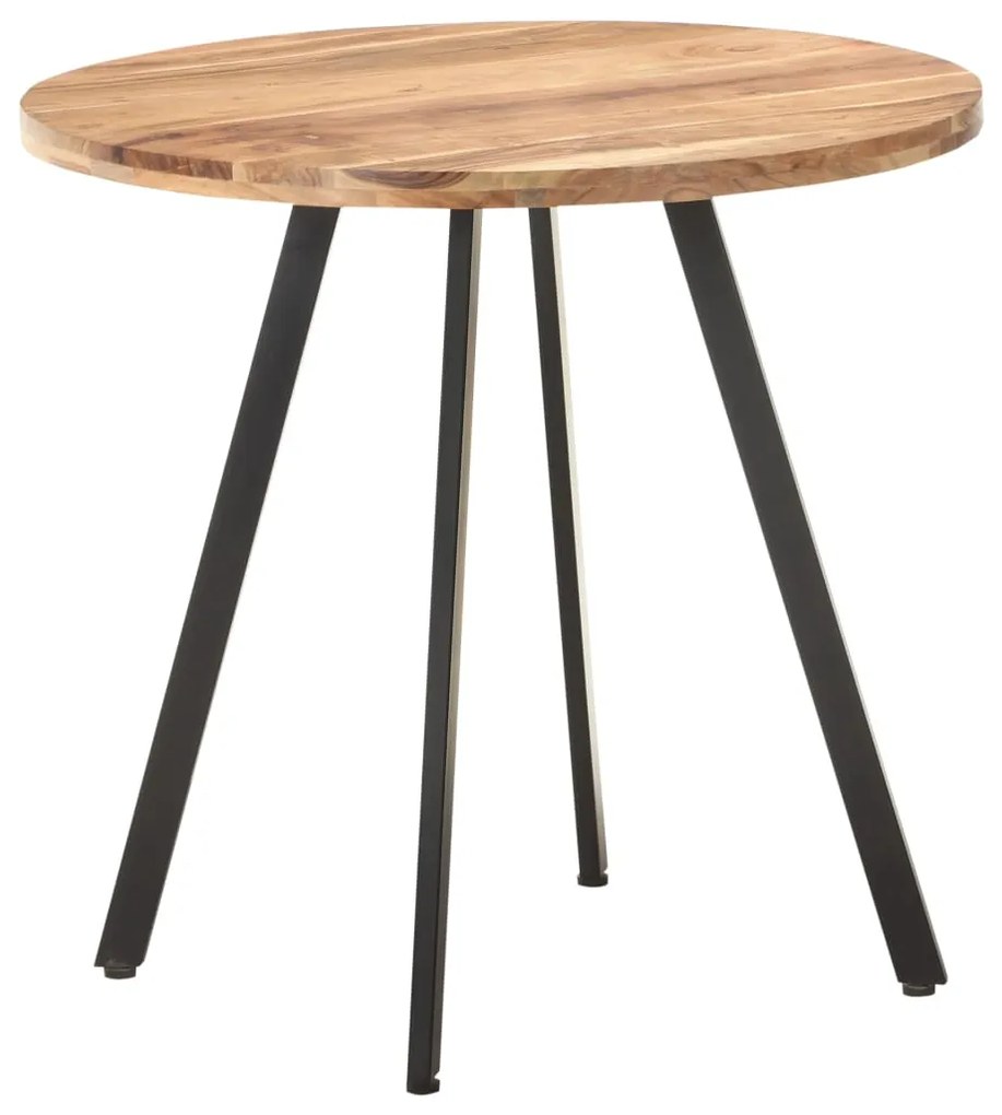 320485 vidaXL Jídelní stůl 80 cm masivní akáciové dřevo