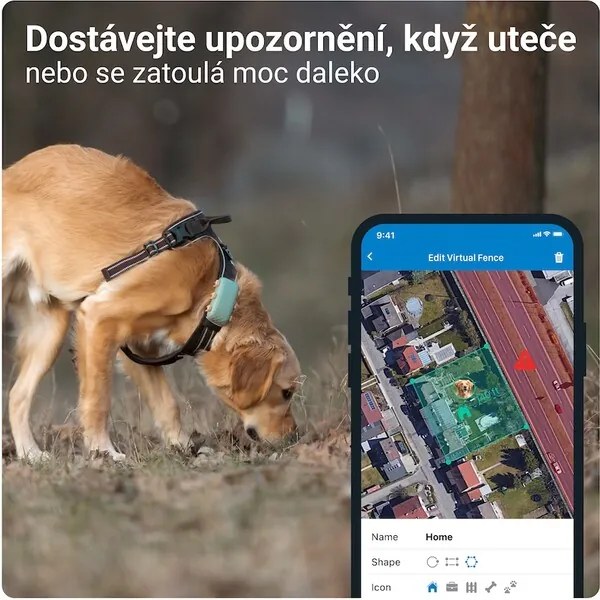 Tractive GPS DOG XL tracker polohy a aktivity pro psy zelený