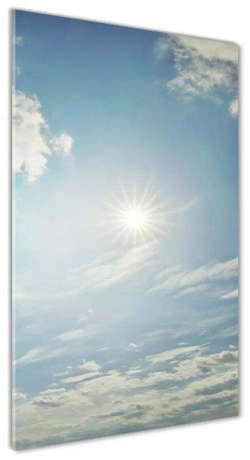Wallmuralia Vertikální Foto obraz skleněný svislý Slunce na nebi 50x100