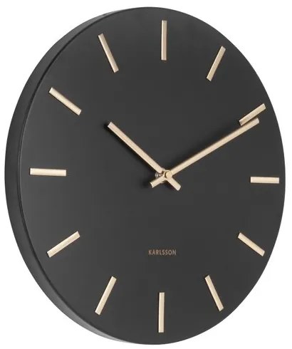 Karlsson 5821BK Designové nástěnné hodiny  pr. 30 cm