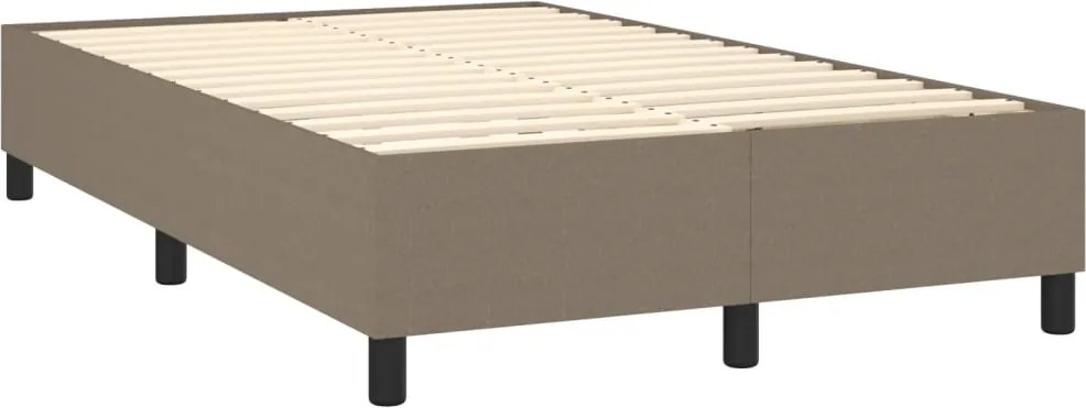 Box spring postel s matrací taupe 120x200 cm textil 3136825