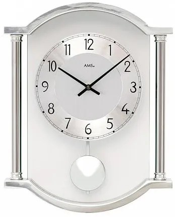 Designové nástěnné kyvadlové hodiny 7448 AMS 33cm