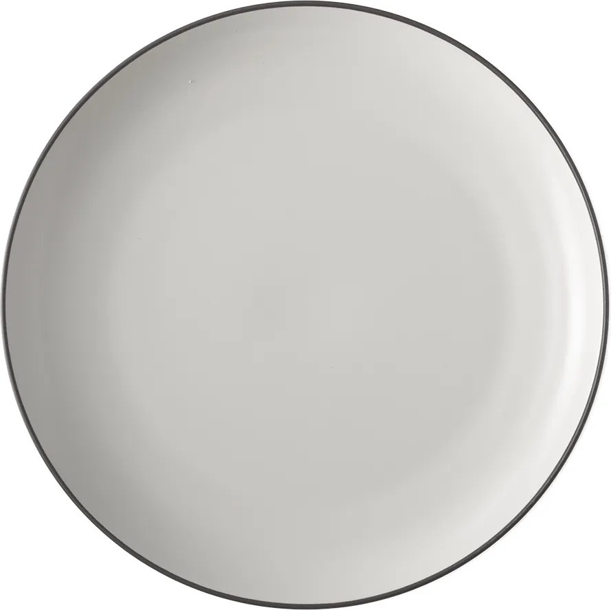 Sada talířů 18 ks — Elements Yin & Yang white - W0228