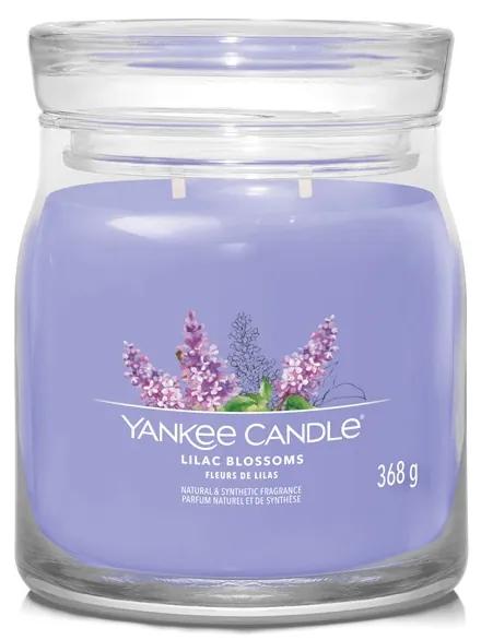 Yankee Candle Signature svíčka střední Lilac Blossoms, 368g