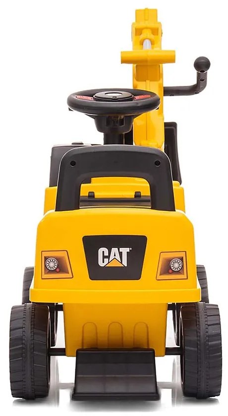 Dětské odrážedlo bagr se zvukem CAT Excavator Milly Mally žlutý