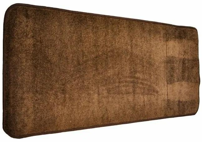 Kusový hnědý koberec Eton (Varianta: 57 x 120 cm)