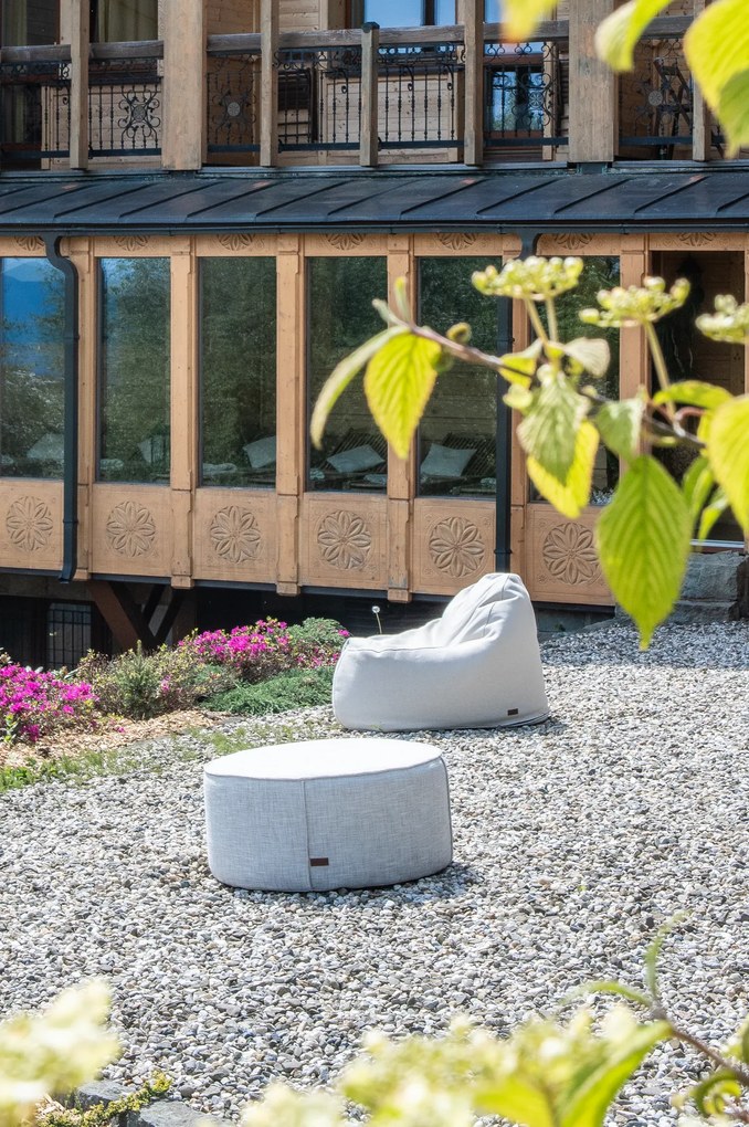 Taburet Atlas OUTDOOR / White Sand