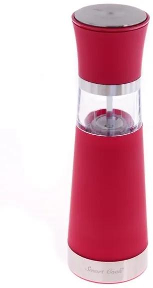 Smart Cook Elektrický mlýnek na koření 20,5 cm růžový s krytkou keramický mlecí mechanismus