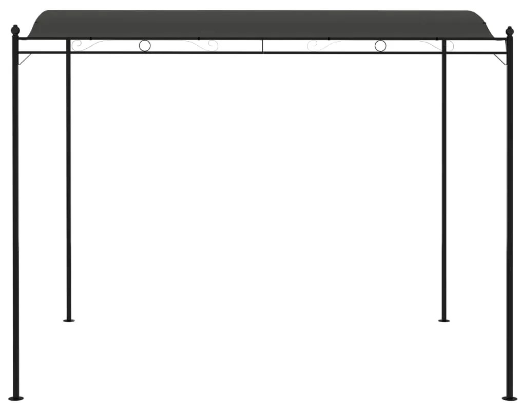 vidaXL Marketos Stínící markýza 3 x 2,4 m antracitová