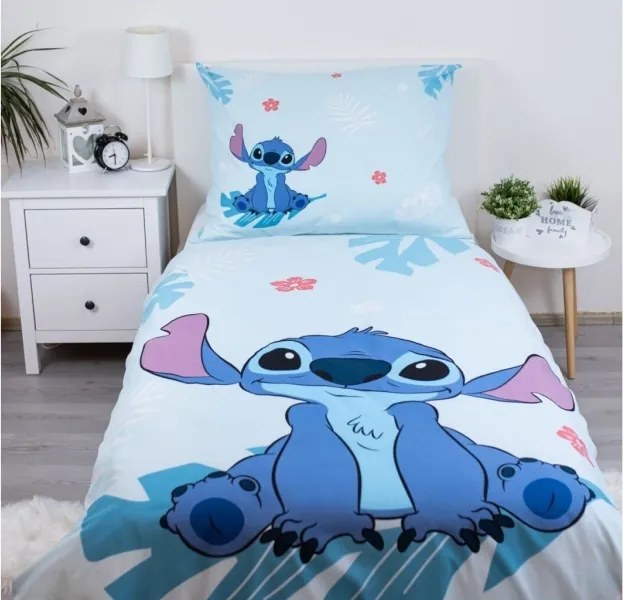 Jerry Fabrics Povlečení Lilo a Stitch Blue 140x200, 70x90 cm