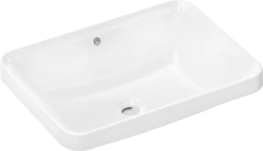 Hansgrohe Xuniva Q zápustné umyvadlo 55x40 cm bez otvoru pro baterii, s přepadem 61066450