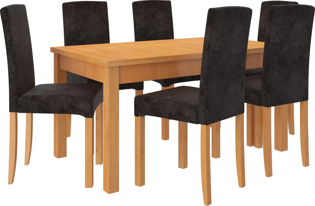 ADRK Furniture Sada stolu s židlemi RODOS 56 SE-ROD-56-A-B118