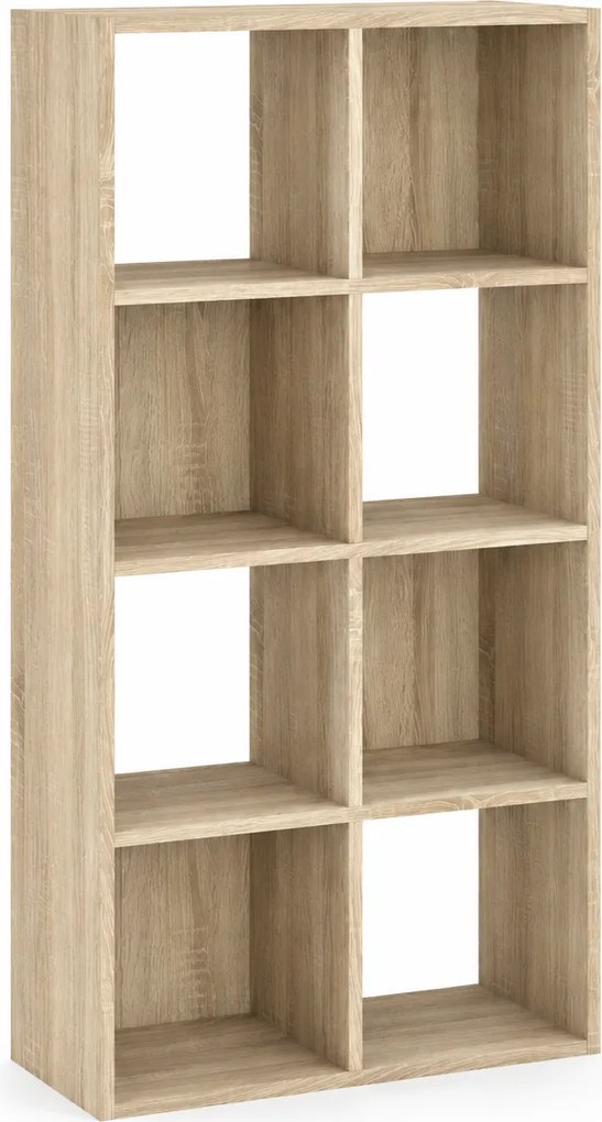 Regál Sinde 2x4, dub sonoma