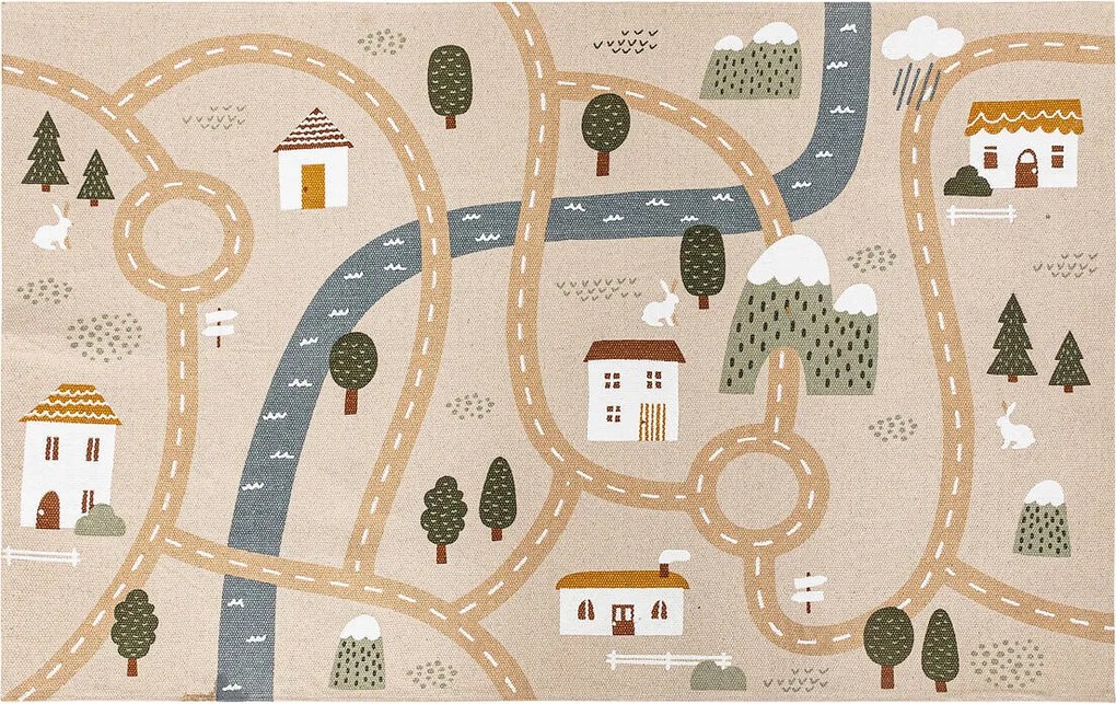 Koberec Ulice ROADMAP, 100 x 150 cm