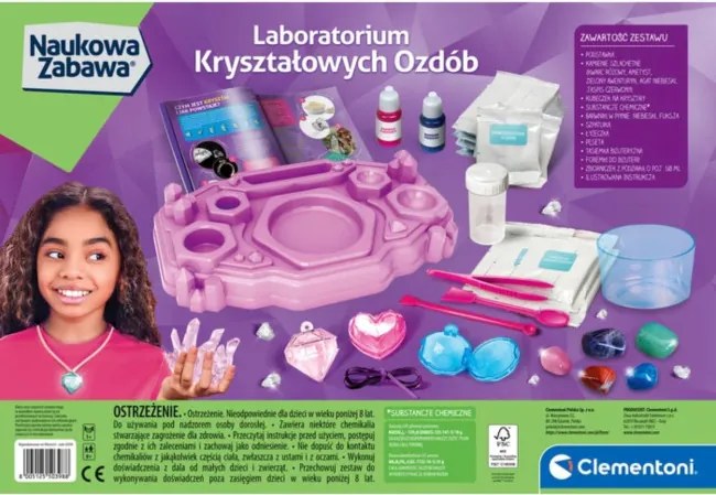 Kreativní laboratoř Clementoni 50398 Dekorativní krystaly