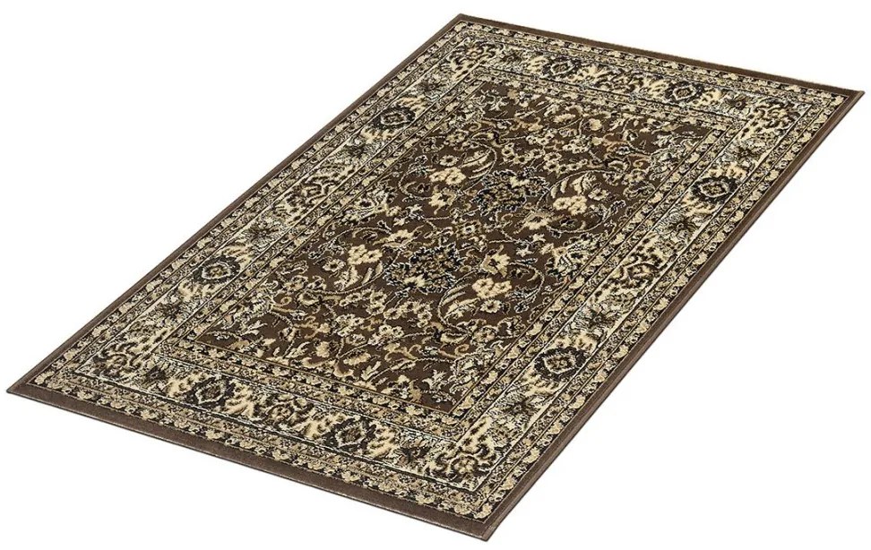Sintelon, Kusový koberec Teheran Practica 59/DMD, 200x300, hnědá, chodba / předsíň