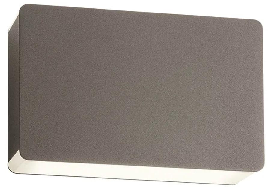 Redo 01-2387 nástěnné LED svítidlo Tablet pískově černé, 17W, 3000K, 20cm
