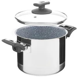 KOLIMAX - české nerezové nádobí Hrnec s poklicí KOLIMAX CERAMMAX PRO COMFORT - granit šedý, 18 cm 3,0 l