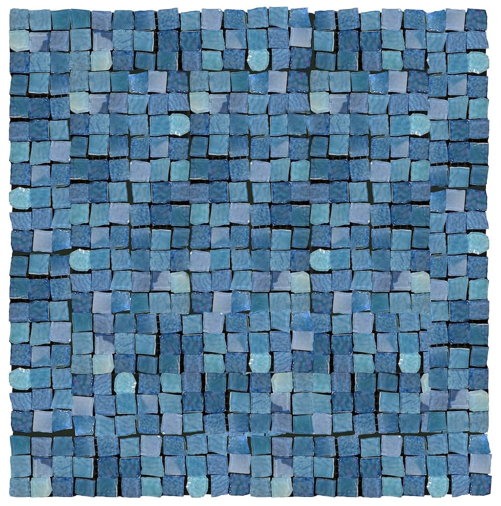 Mozaika Del Conca Corti di Canepa blu 30x30 cm lesk CMGBLMOZ