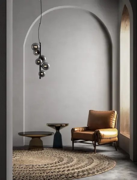 Retro lustr Odillia 28 smoky