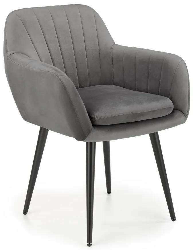 Designová židle Terri šedá